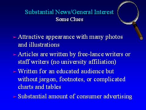 Substantial News/General Interest