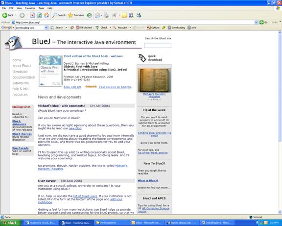 Click on the “Download” link on the left hand side of thepage(below ...