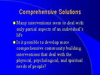 Comprehensive Solutions
