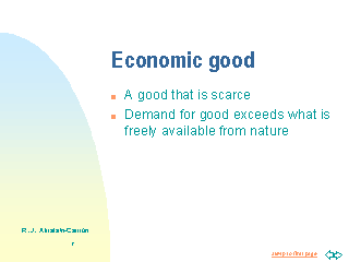 Economic good