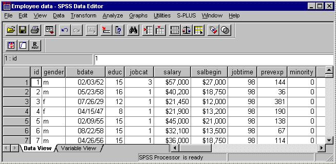 Brief SPSS Tutorial