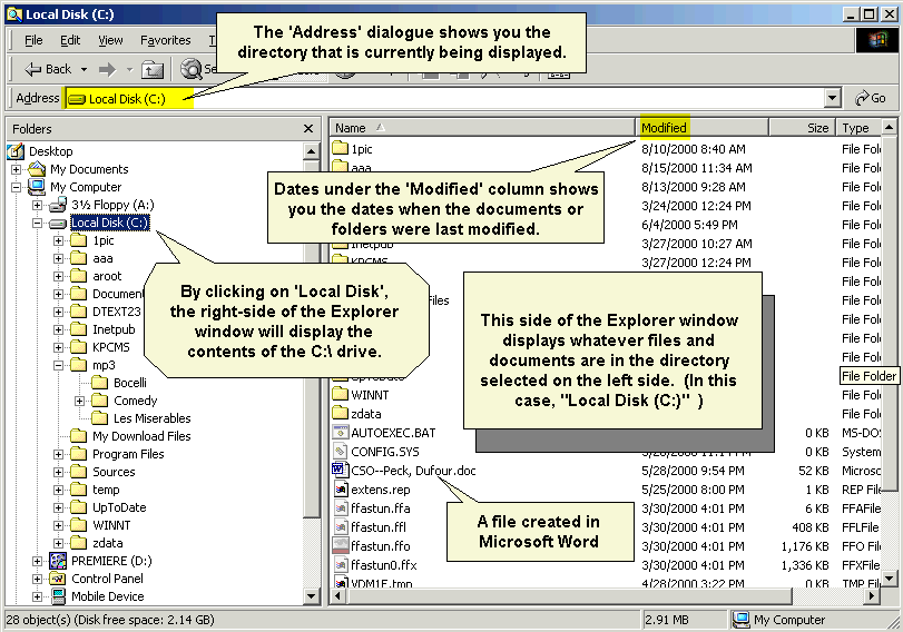 Understanding Files And Directories In Windows
